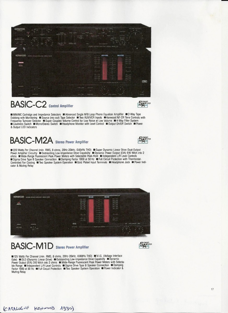 Kenwood Basic M2A - Page 2 - Le forum Audiovintage