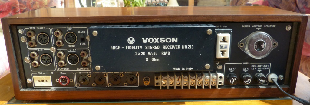 Voxson HR 213 - Le forum Audiovintage