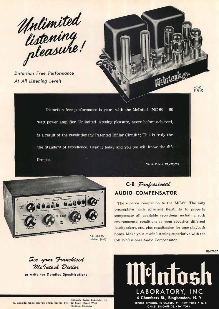 McIntosh MC60 C22 - Page 2 - Le forum Audiovintage