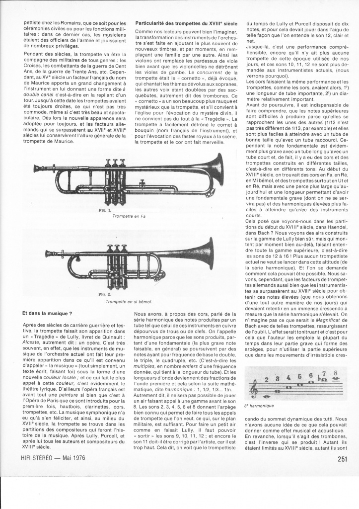 Les instruments de l'orchestre symphonique-La trompette - Le forum ...